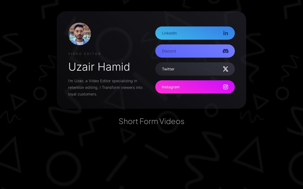 Uzair's Portfolio